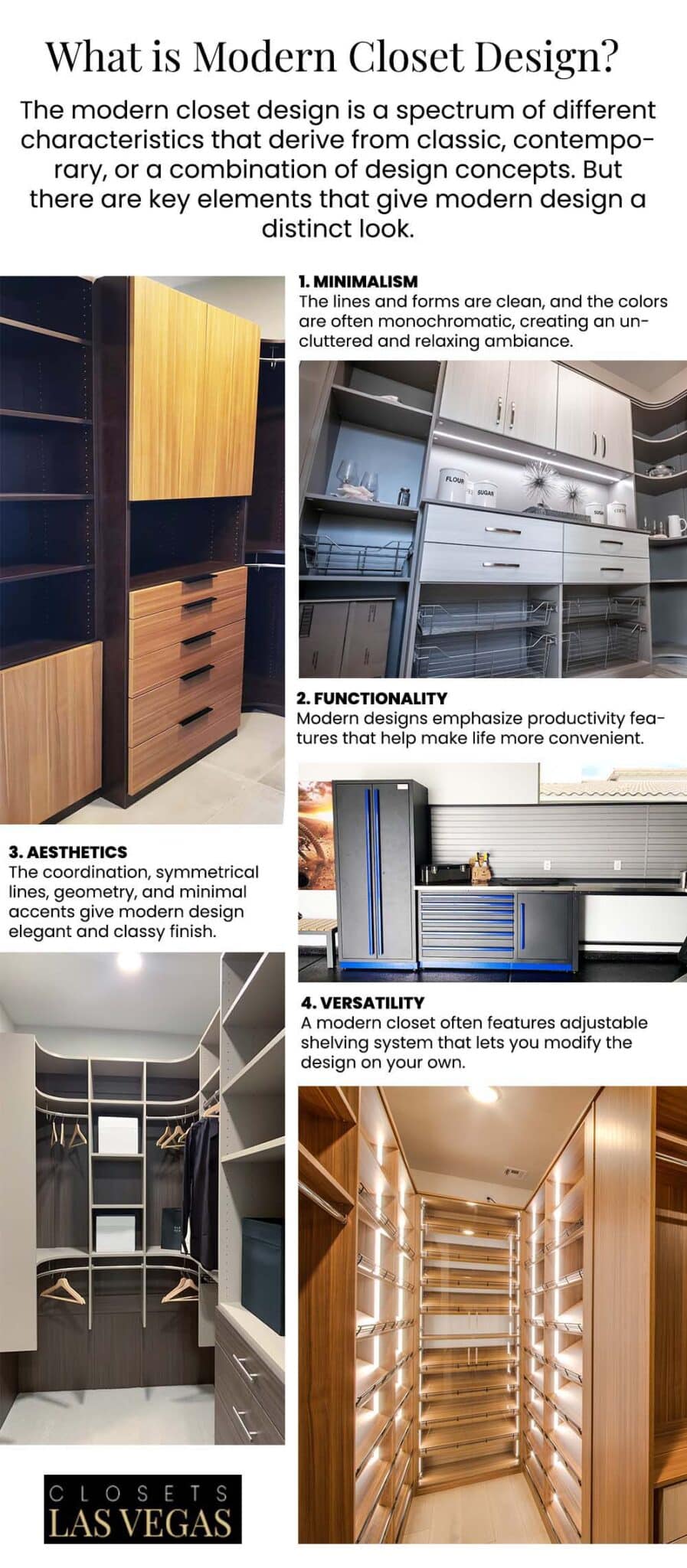 Modern Closet Design and Storage Systems Ideas for Your Home